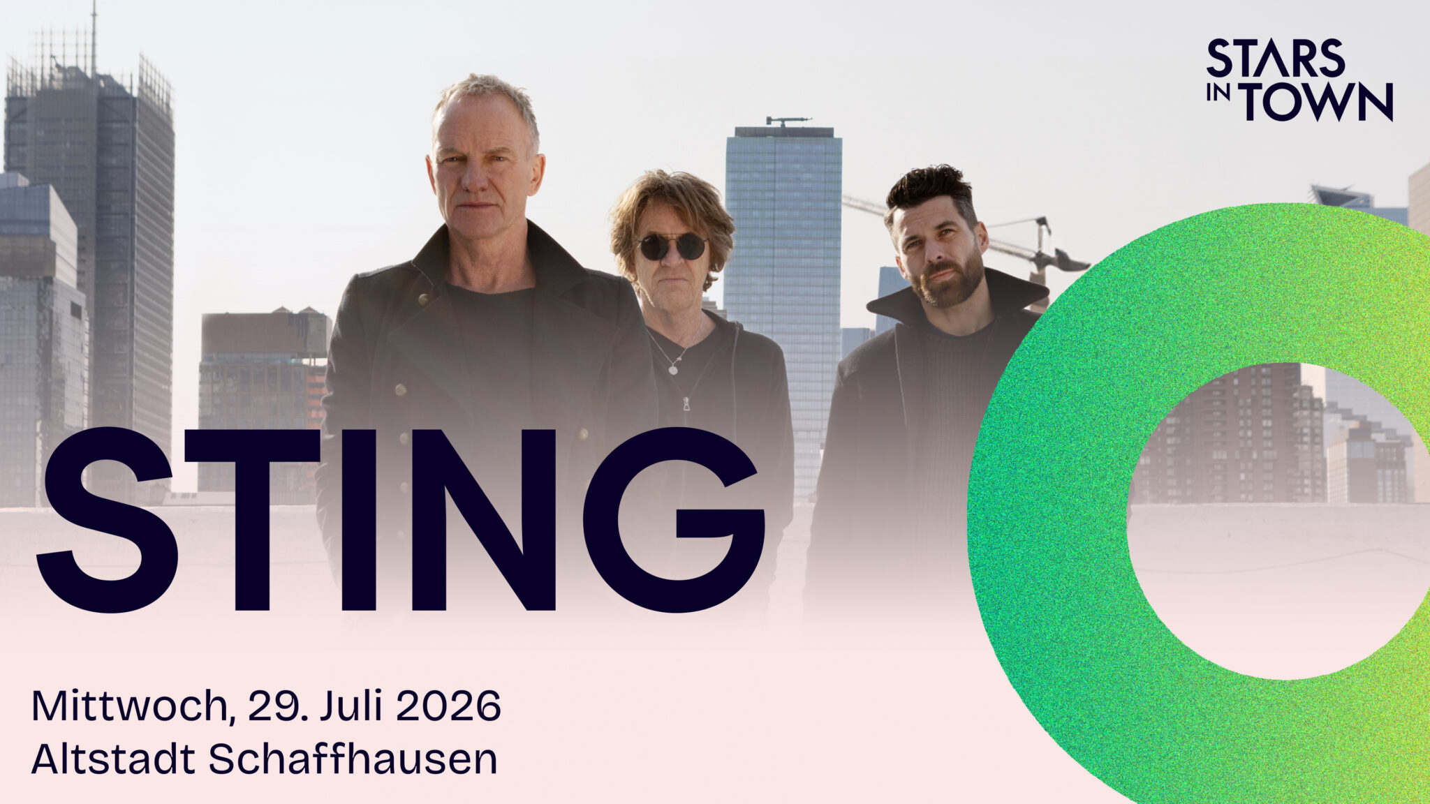 🌟 Sting eröffnet Stars in Town 2026! - Stars in Town 2026